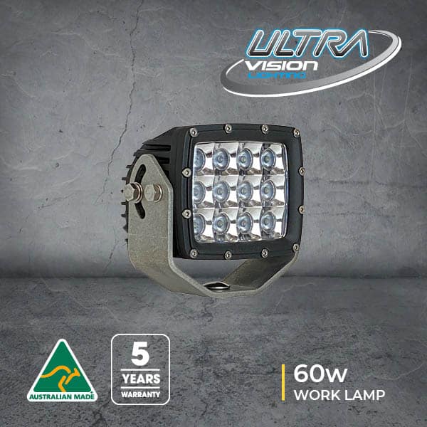 Ultra Vision Atom 60 LED Work Lamp 6" – Stage1Customs