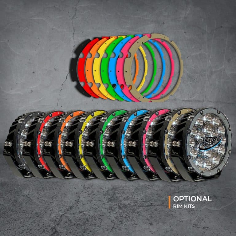 Ultra Vision Lighting Raptor 120 Driving Light Rim Kit – Stage1Customs