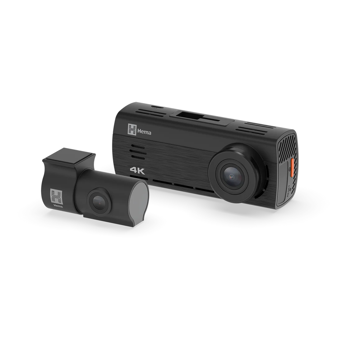 Hema HM-DVR22 4K UHD Front Dash Camera and 1080p Rear Camera ...