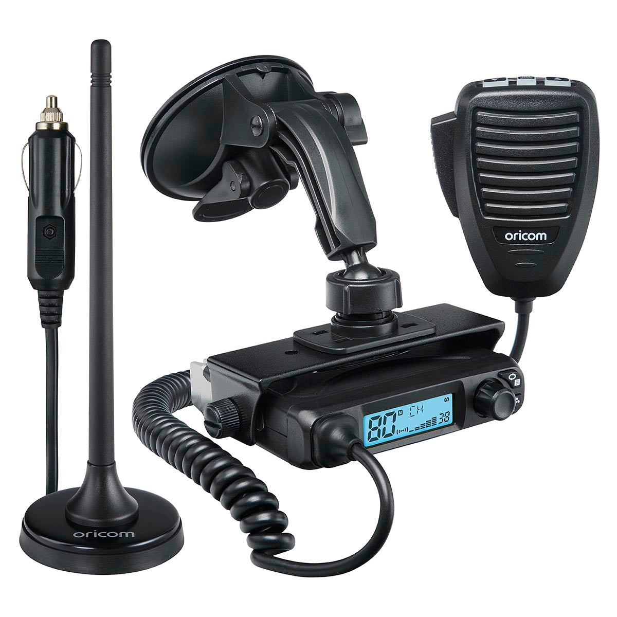 Oricom UHF310 Micro 5 Watt UHF CB Radio Plug and Play Radio Pack ...