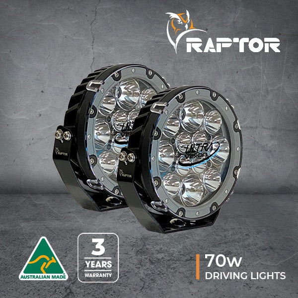 Ultra Vision | Raptor 70 | LED 7″ | Driving Light | Stage 1 Customs ...