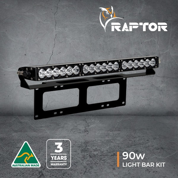 Ultra Vision Raptor 90 LED 20.5″ Light Bar Number Plate Kit – Stage1Customs